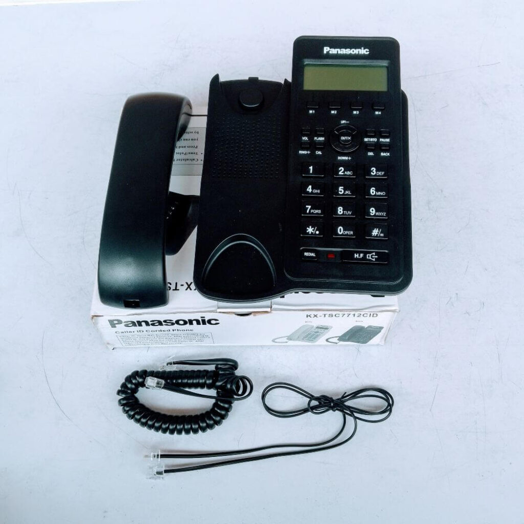 Panasonic Display Intercom Handset (KX-TSC7712CID) (Black ...