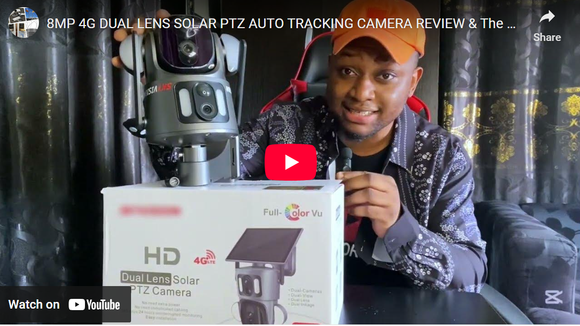 8MP 4G DUAL LENS SOLAR PTZ AUTO TRACKING CAMERA REVIEW & The Best Place ...