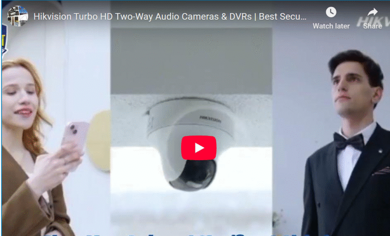 Hikvision Turbo HD Two-Way Audio Cameras & DVRs | Best Security ...