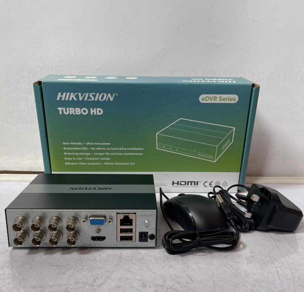 Hikvision 2MP 8CH Audio E-DVR (With Inbuilt 480GB SSD) - Stanificent ...