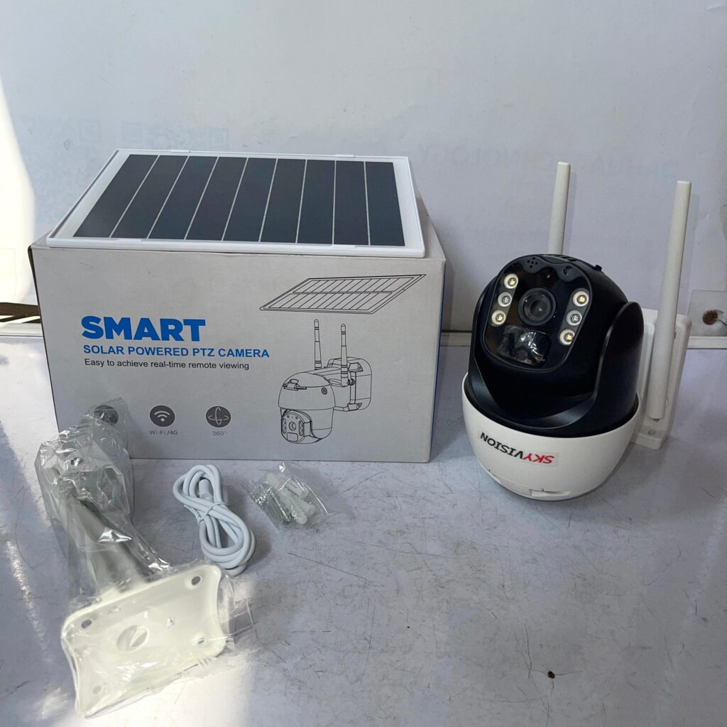 Skyvision 5MP 4G Single Lens Smart Solar PTZ Big Outdoor Camera (UBox ...