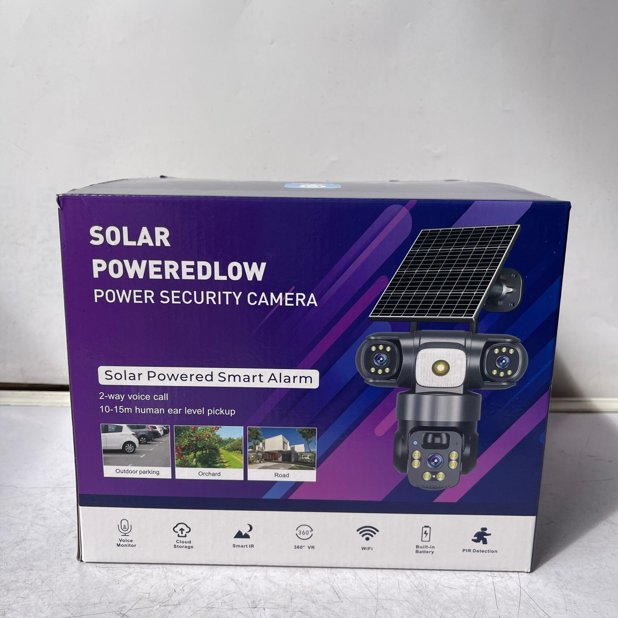 Skyvision 4K 4G Ultra HD True Triple Lens Solar PTZ Big Outdoor Camera ...