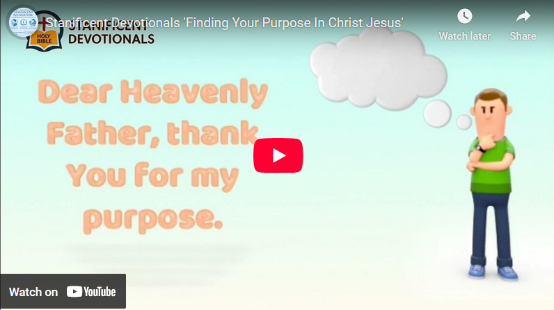 Stanificent Devotionals 'Finding Your Purpose In Christ Jesus ...