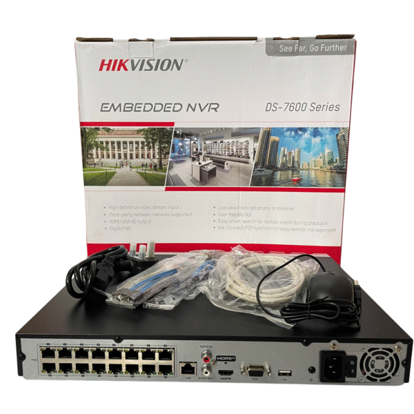 Hikvision 16CH Audio NVR (With POE) Available Anywhere In Nigeria - Stanificent Global ...