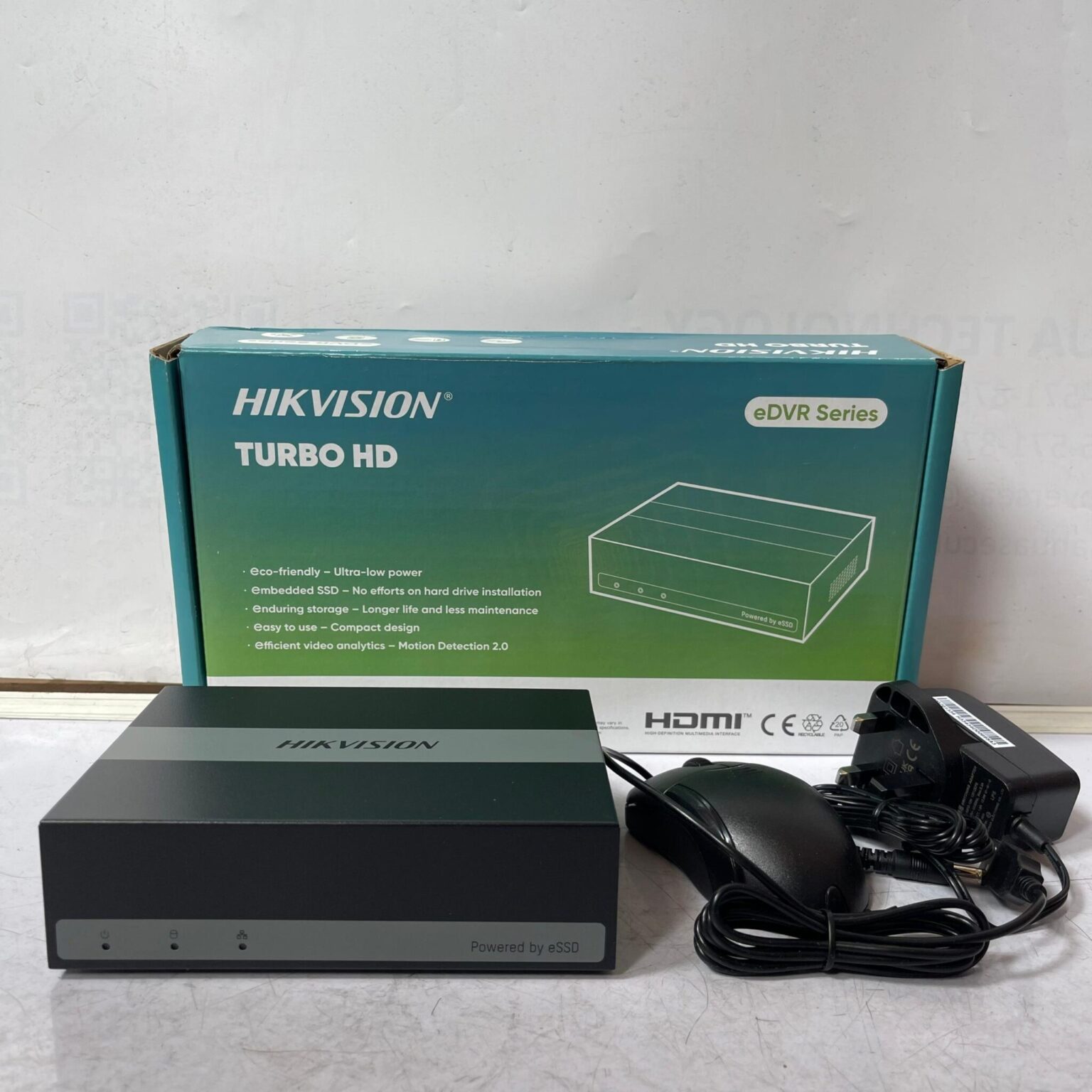 Hikvision 2MP 4CH Audio E-DVR (With Inbuilt 300GB SSD) Available ...