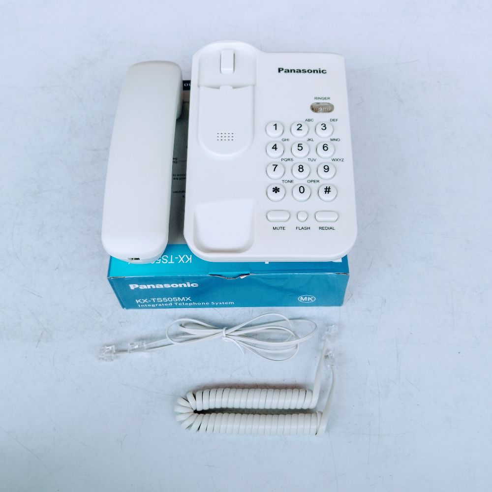 Panasonic Non-Display Intercom Handset (KX-TS505MX) (White) Available ...