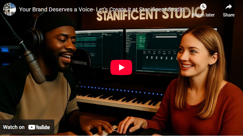 Your Brand Deserves a Voice- Let’s Create It at Stanificent Studio ...