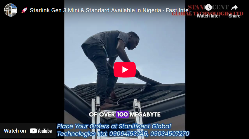 Starlink Gen 3 Mini & Standard Available in Nigeria - Fast Internet ...